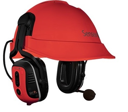 SM1P02 Ex - Langaton ATEX aktiivikuulosuojain kypäräkiinnityksellä | Malux